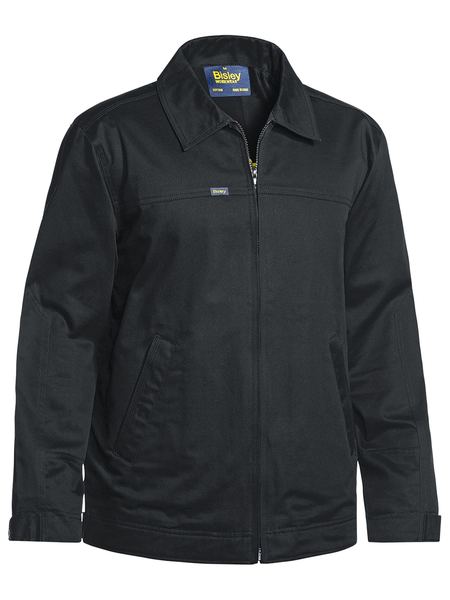 Drill Jacket With Liquid Repellent Finish - Bisley Workwear Jackets – B ...