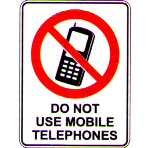 Class 2 Reflective Do Not Use Mobile Tele Sign - B-PROTECTED