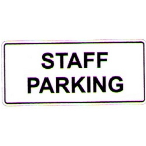 Staff Parking Sign - B-PROTECTED